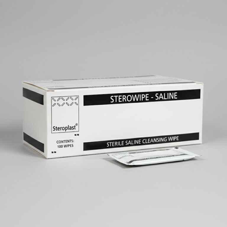 Steroplast Sterile Saline Cleansing Wipes – 10cm x 10cm – Pack of 100 ...